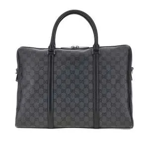 Gucci Gg Supreme Work Bag - Black