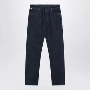 Stone Island Regular Straight Jeans In Rinsed Denim - Blue
