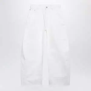 Alaïa Rodeo Denim Trousers - White