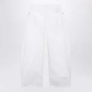 Alaïa Rodeo Denim Trousers - White