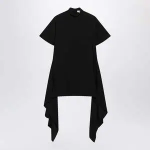 Alaïa Mock Neck Mini Dress - Black