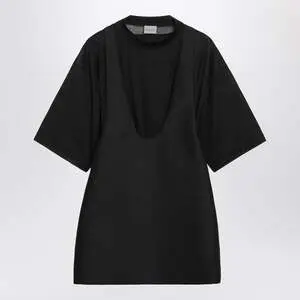 Balenciaga Wool And Silk Mini Dress - Black