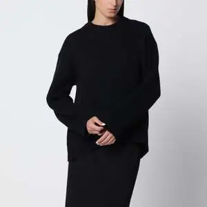 LISA YANG Noor Cashmere Crewneck Sweater - Black