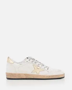 GOLDEN GOOSE Ballstar Leather Sneakers - Multicolor