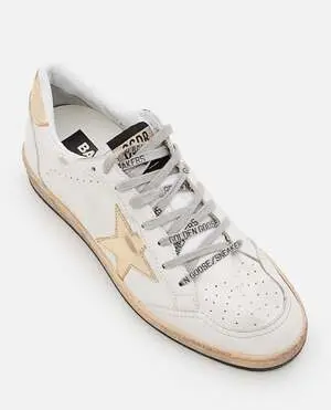 GOLDEN GOOSE Ballstar Leather Sneakers - Multicolor