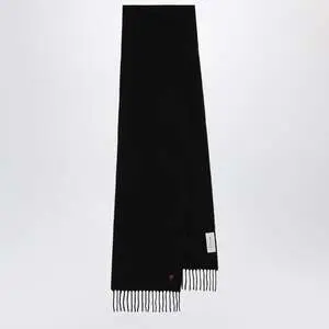 AMI Paris De Coeur Wool Scarf