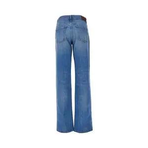 Gucci Cotton Denim Jeans With Délavé Effect
