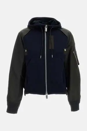 Sacai Zip-up Hoodie - Multicolor