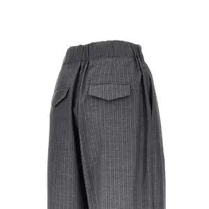 JIL SANDER Pinstriped Wool Pants