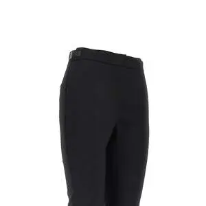 Max Mara Stretch Wool Canvas Cropped Pants