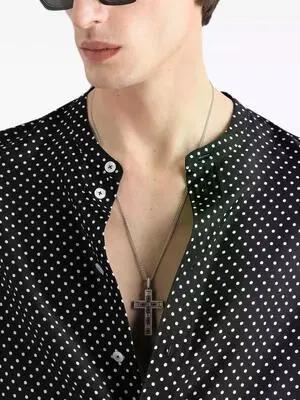 Dolce & Gabbana Polka-dot Silk Shirt