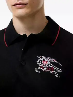 Burberry Heart Knight Cotton Polo Shirt