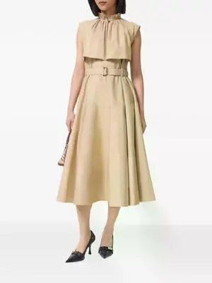 Burberry Cotton Poplin Midi Dress