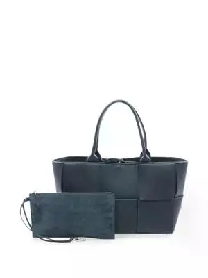 Bottega Veneta 2010s Arco Tote Bag - Blue