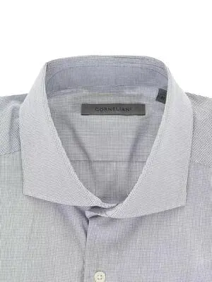 Corneliani Mini-check Cotton Shirt