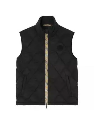 Burberry Packable Quilted Nylon Acresford Gilet - Black