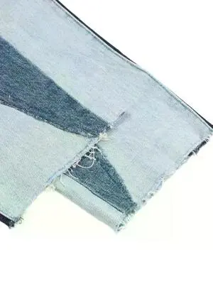 Dolce & Gabbana 2000s Panelled Raw-edge Jeans