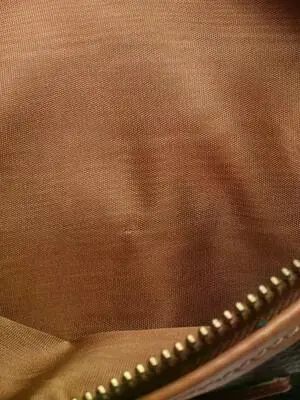 Celine Macadam Pattern Shoulder Bag - Brown