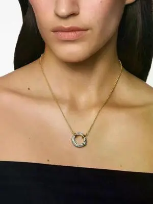POCHE PARIS Flow Crystal Pendant Necklace
