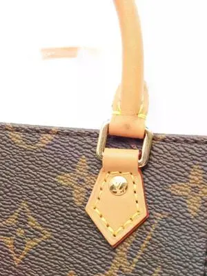 LOUIS VUITTON Petite Sac Plat Monogram Tote Bag