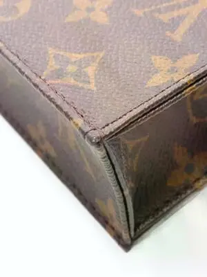 LOUIS VUITTON Petite Sac Plat Monogram Tote Bag