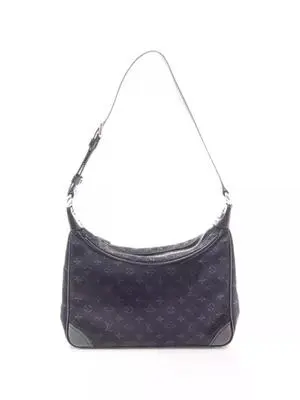 LOUIS VUITTON Monogram Little Boulogne Handbag - Black
