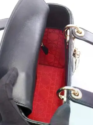 Dior Lady Tote Bag - Black