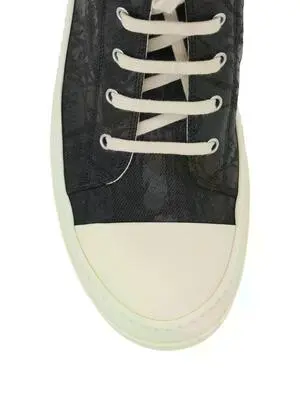 Rick Owens Coated High-top Sneakers