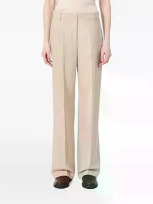 Max Mara Pressed-crease Trousers - Neutrals