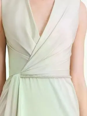 GEMY MAALOUF Cape-back Draped Maxi Dress
