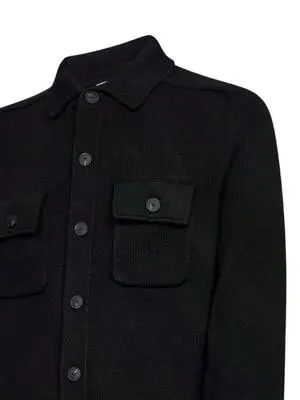 D4.0 Button-up Wool Overshirt