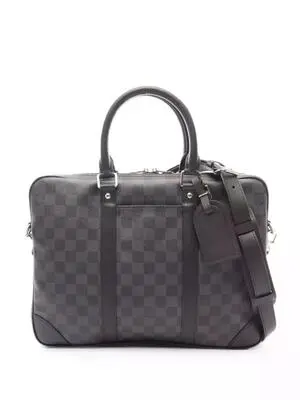 LOUIS VUITTON Damier Graphite Briefcase - Black