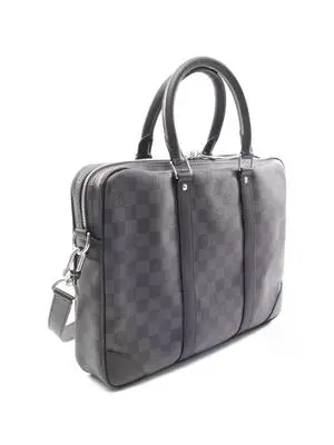 LOUIS VUITTON Damier Graphite Briefcase - Black