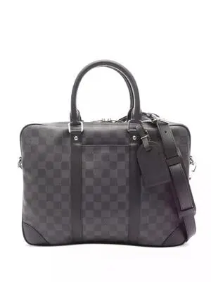 LOUIS VUITTON Damier Graphite Briefcase - Black