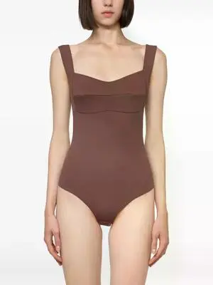 ATU BODY COUTURE Corset-style Bodysuit - Brown
