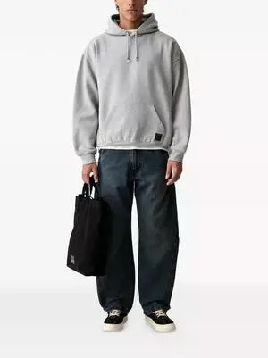 LEVI'S Workwear Logo-patch Pouch-pocket Hoodie