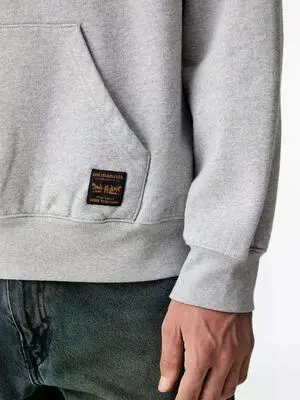 LEVI'S Workwear Logo-patch Pouch-pocket Hoodie