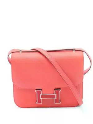 Hermès Mini Constance Shoulder Bag - Orange