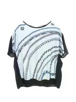 Hermès 2010s Color-block T-shirt - Black