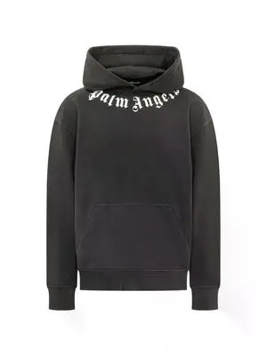 Palm Angels Neck Logo Reg Hoodie