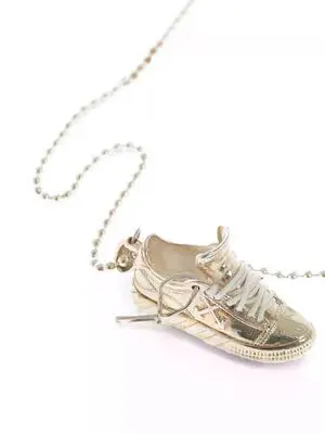 Off-White Silver-tone Sneaker Pendant Necklace