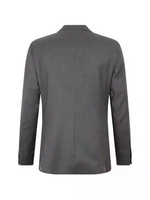 Canali Logo-patch Suit - Grey