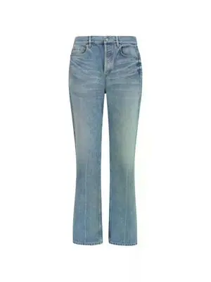 Saint Laurent Mid-rise Straight Jeans - Blue
