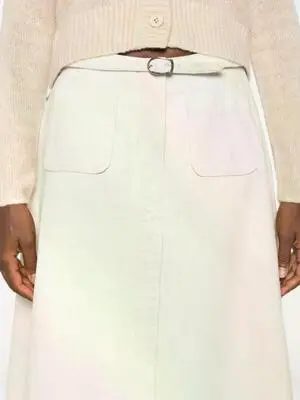 Dorothee Schumacher Belted Patch-pocket Midi Skirt