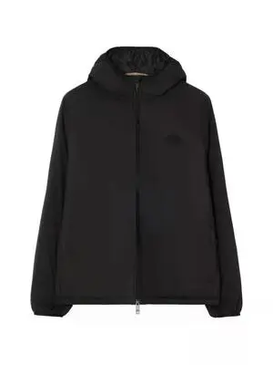 Burberry Packable Nylon Dunwich Hooded Jacket - Black