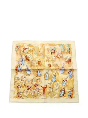 Hermès 2010s Concerto Scarf - Neutrals