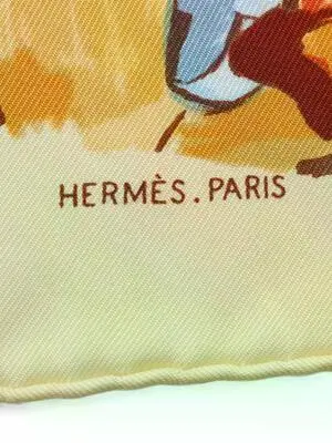 Hermès 2010s Concerto Scarf - Neutrals