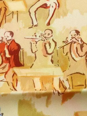 Hermès 2010s Concerto Scarf - Neutrals