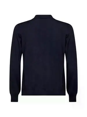 D4.0 V-neck Long-sleeve Polo Shirt