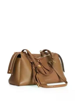 Dolce & Gabbana Calf Leather/pvc Top Handle Bag - Brown